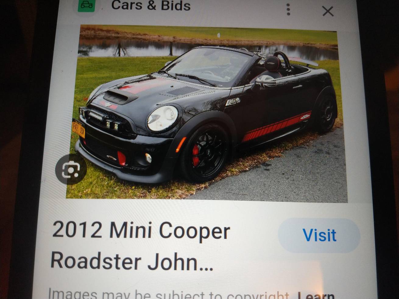 MINI Cooper Coupe Discussion Board - Cars & Bids