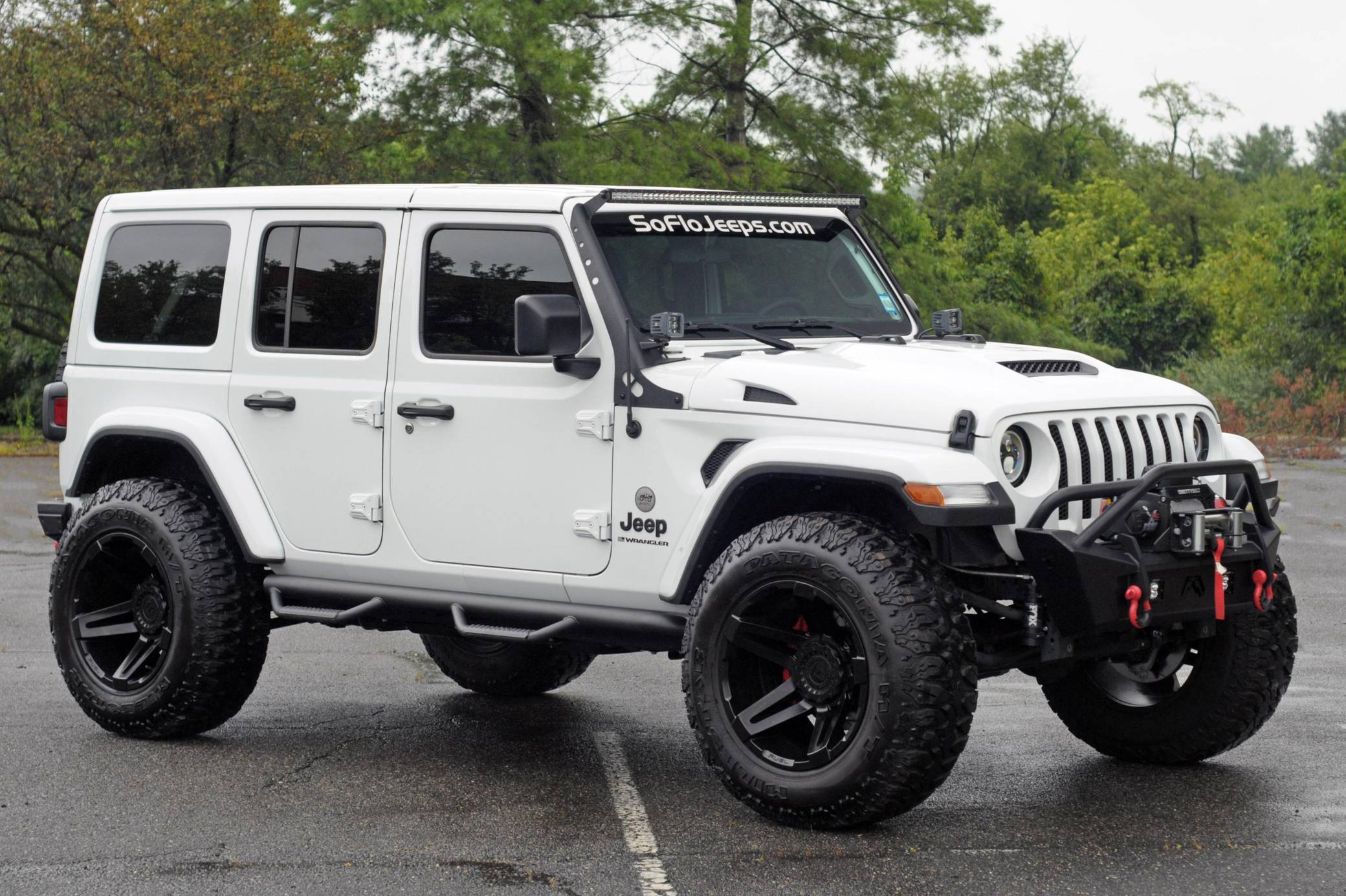 White Lifted Jeep Wrangler 4 Door White Four Door Jeep Wrangler | 2011