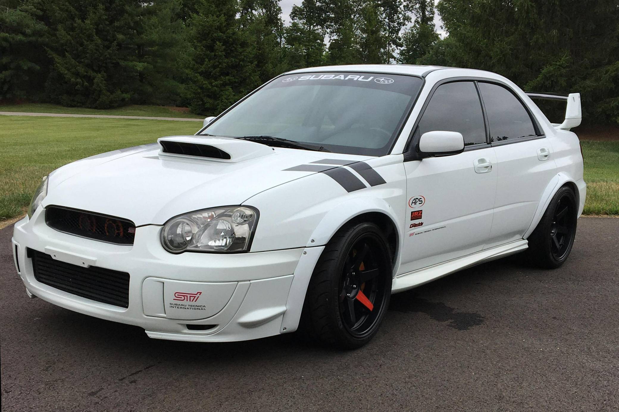 2004 Subaru Sti White