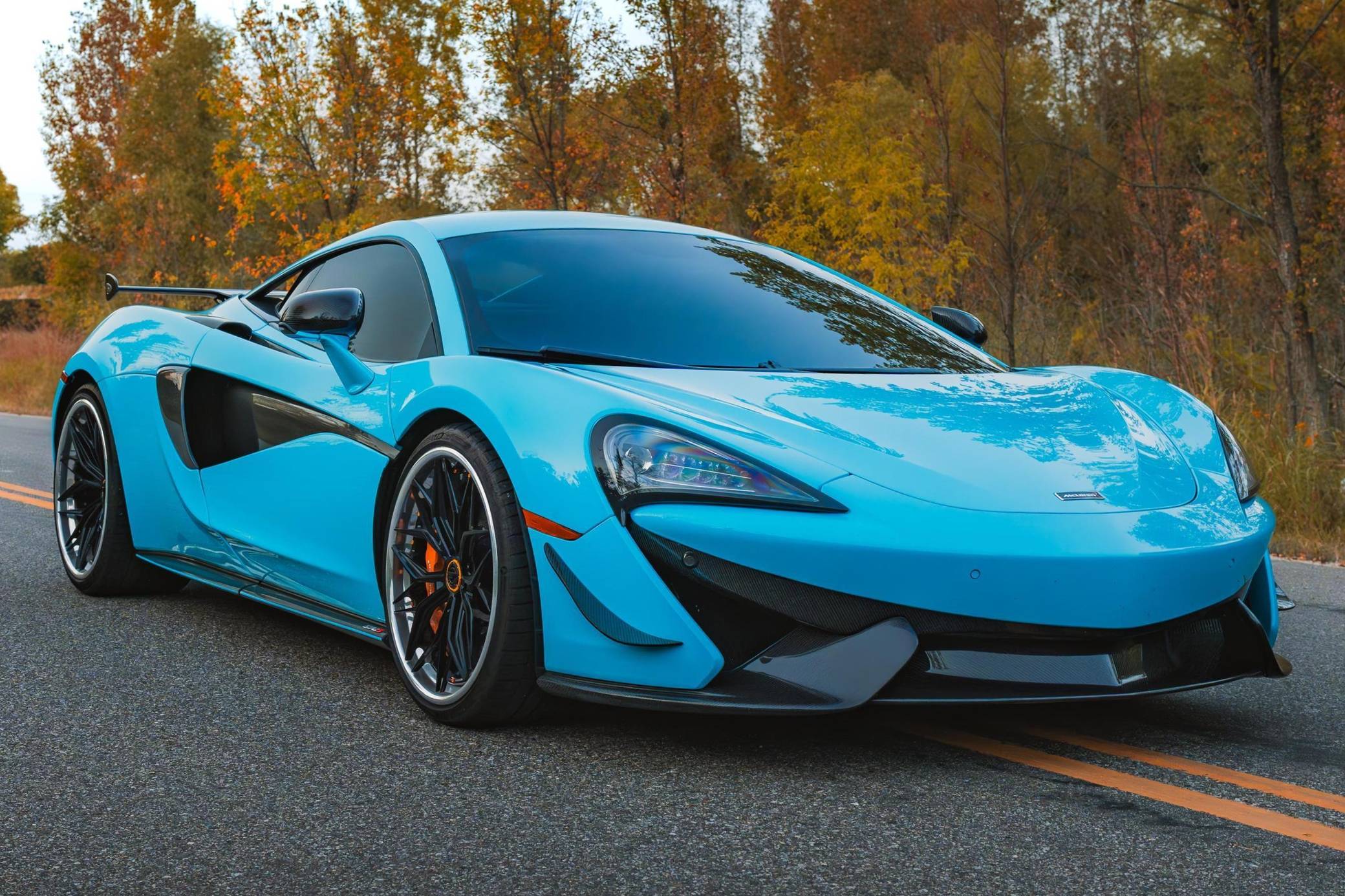 Mclaren P1 Azul 2017 Blue McLaren P1, Car Hypercar, New, Esports,