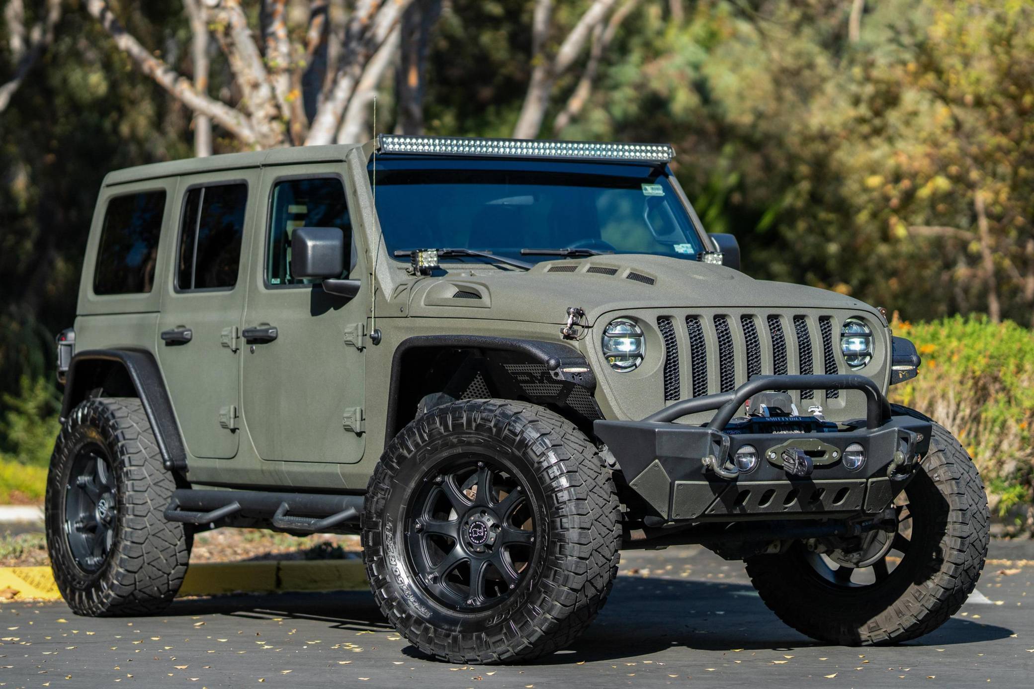 Olive Drab Jeep Wrangler