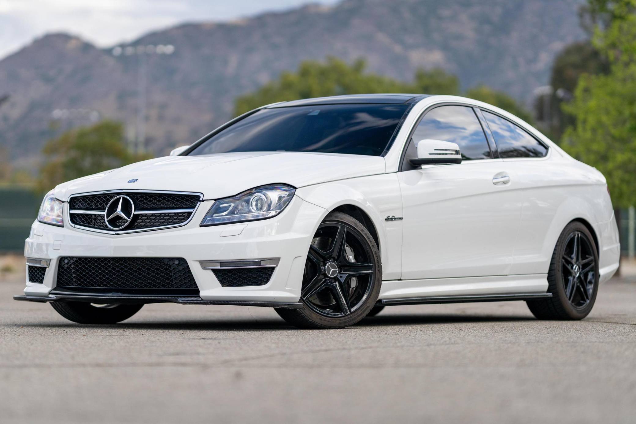 2014 C63 Amg Sedan White