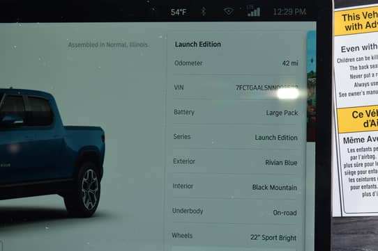 2022 Rivian R1T Launch Edition for Sale - Cars & Bids