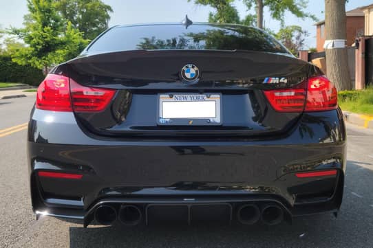 Bmw M4 Black Rear