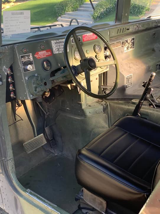 1988 AM General M998 auction - Cars & Bids