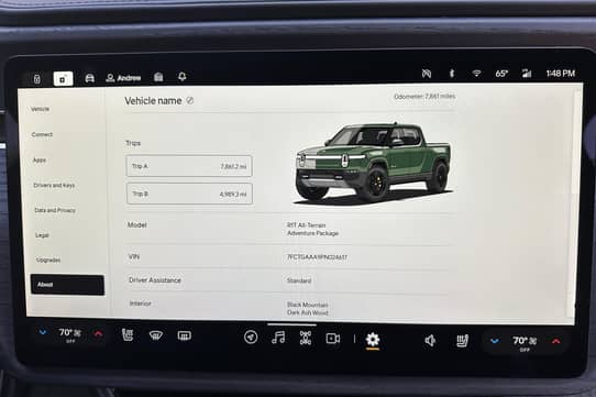 2023 Rivian R1T Adventure Edition VIN: 7FCTGAAA9PN024617 for Sale ...