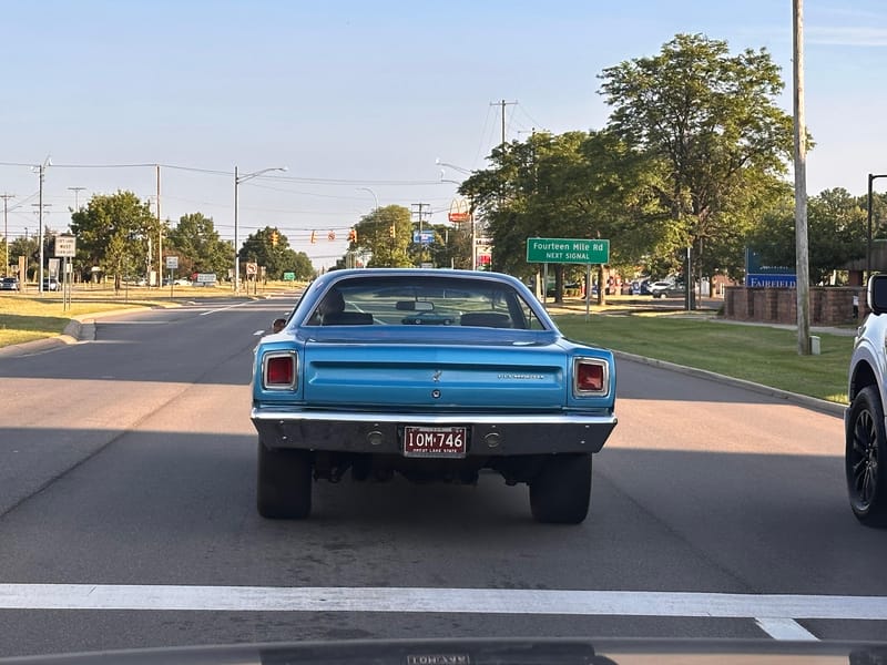 These things have funny proportions from the rear. in the Carspotting ...