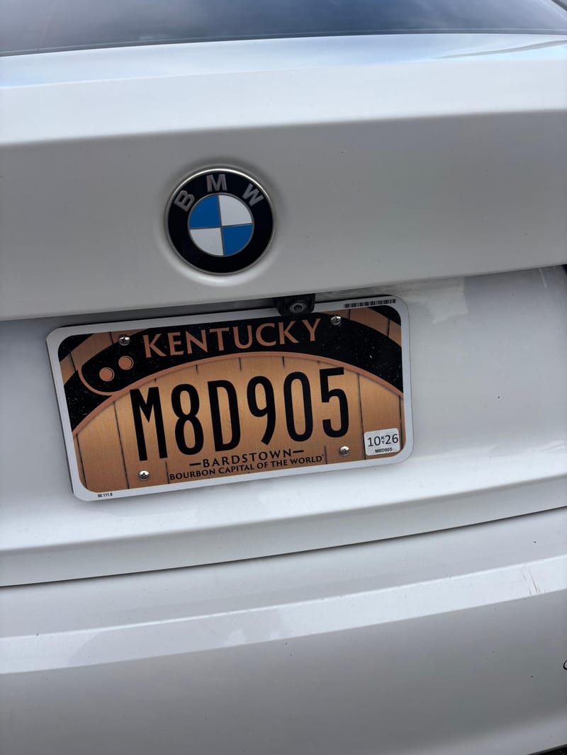 Bourbon License plate? in the Carspotting Community
