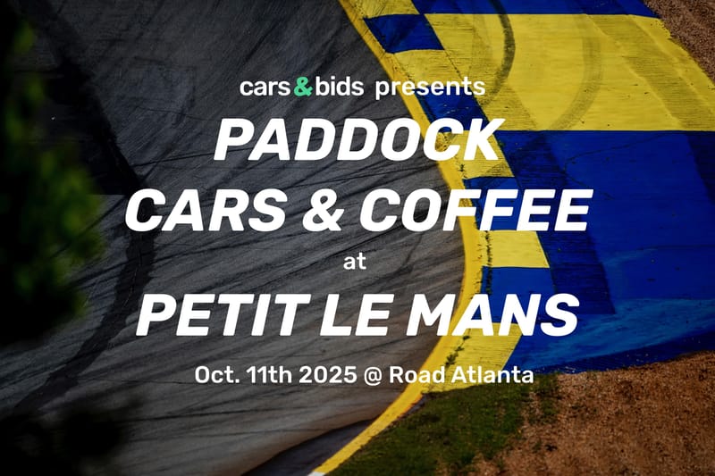 PADDOCK CARS & COFFEE @ ROAD ATLANTA – SUBMIT YOUR CAR! in the General ...