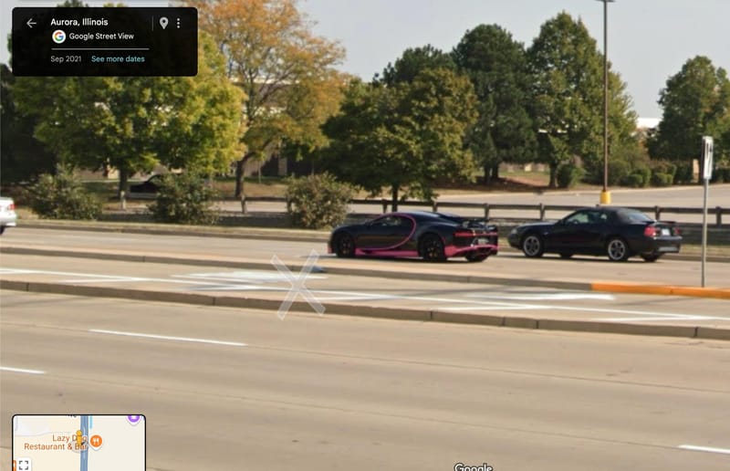 Street View Car Spotting in the Carspotting Community